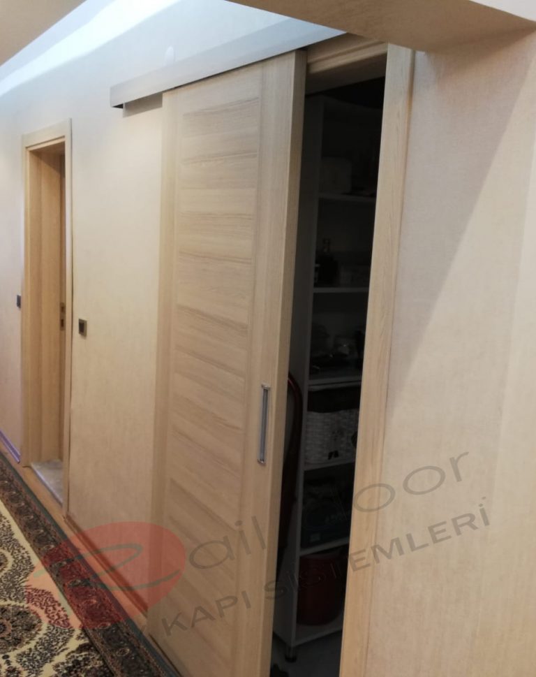 Çift Taraflı Yavaşlatıcılı Ray Kapı Sistemi – Raildoor